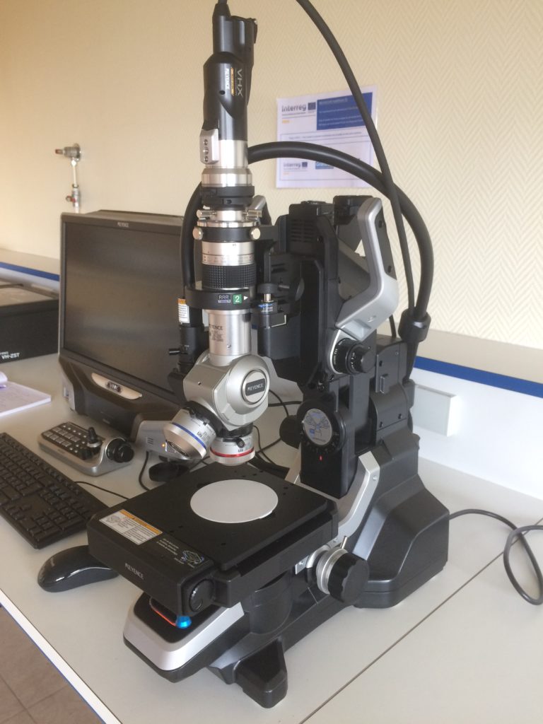Nouveau microscope numérique 3D - Interreg - PEPS